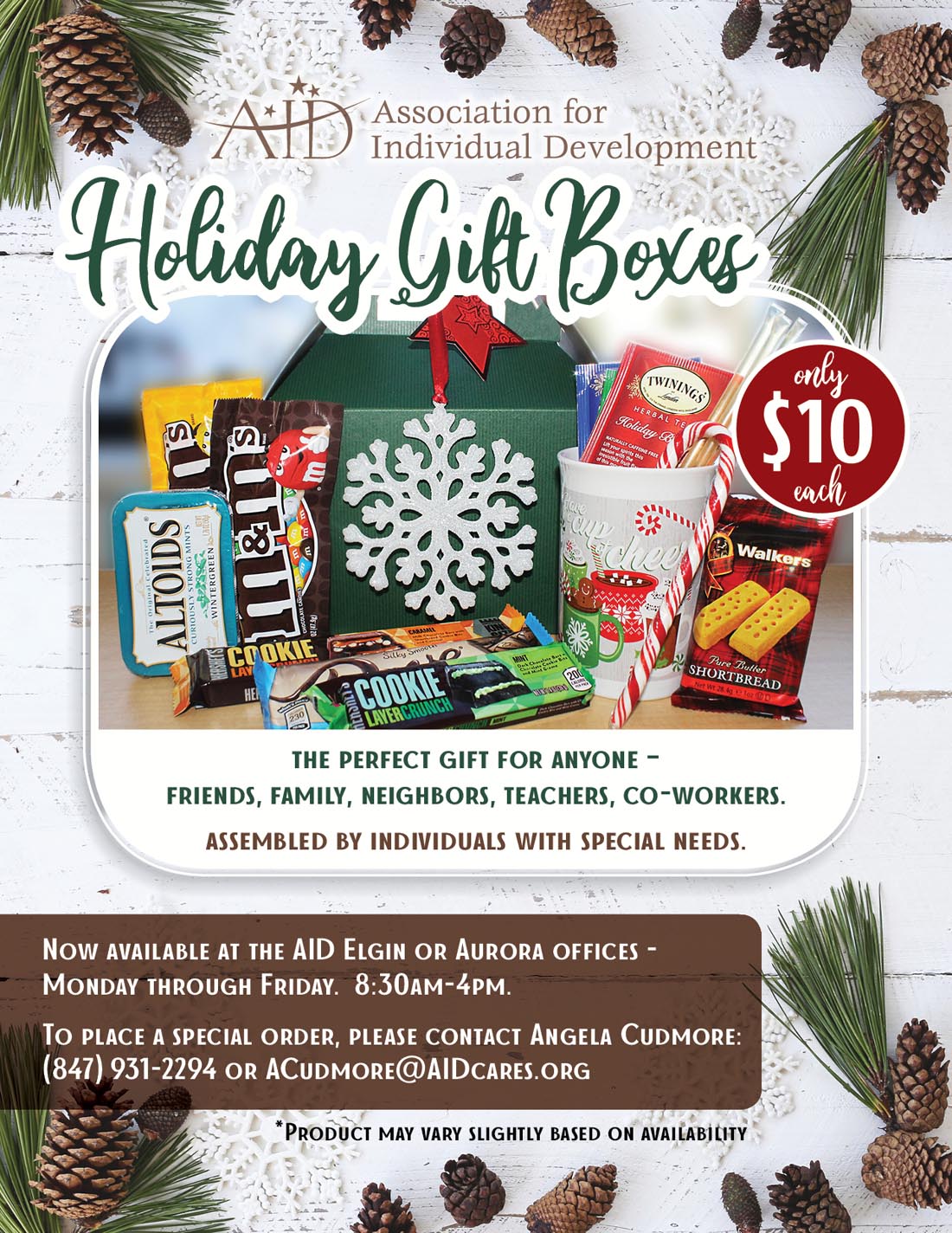 AID Holiday Baskets 2018 ⋆ Association for Individual Development