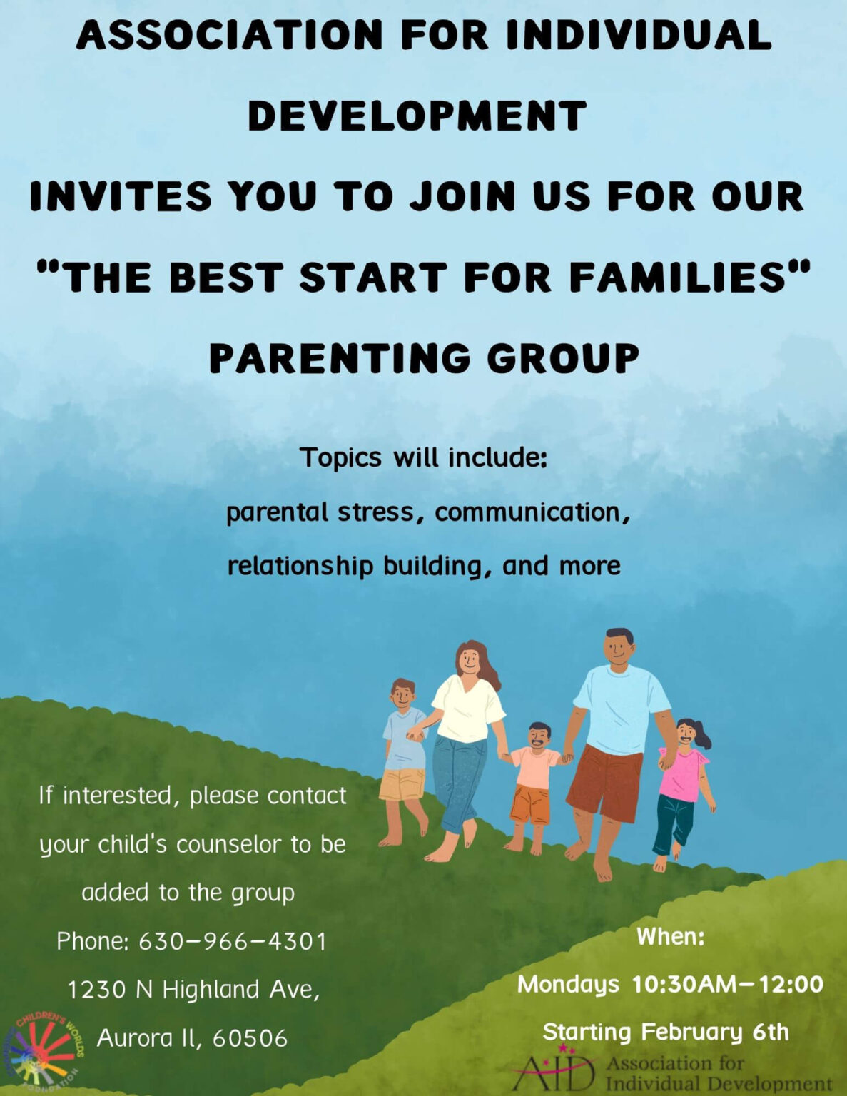 Parenting Group ⋆ Association for Individual Development